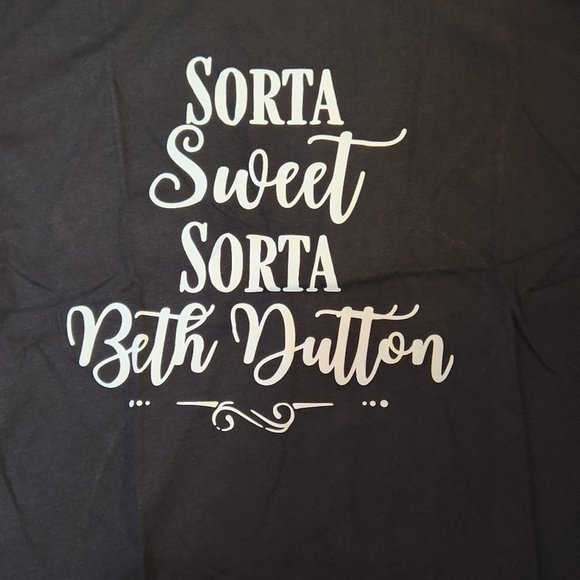 Tops | Yellowstone Beth Dutton Womens Tshirt Black New | Poshmark